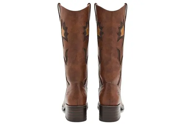 FRYE AND CO. Miranda 10 Flower Boots Whiskey