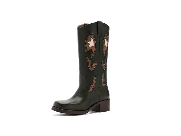 FRYE AND CO. Miranda Mid Calf Boots - Evergreen