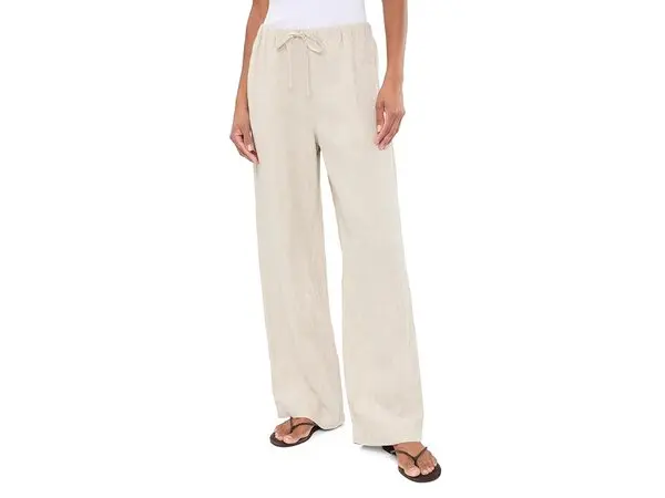 Madewell Linen Drawstring Straight-leg Pants