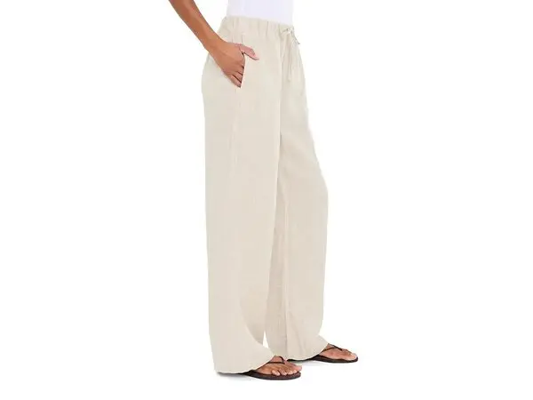 Madewell Linen Drawstring Straight-leg Pants