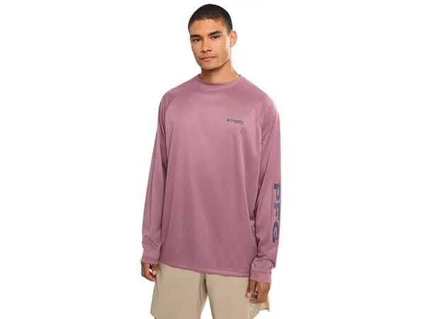 Columbia Pfg Terminal Tackle Long Sleeve Shirt - Purple