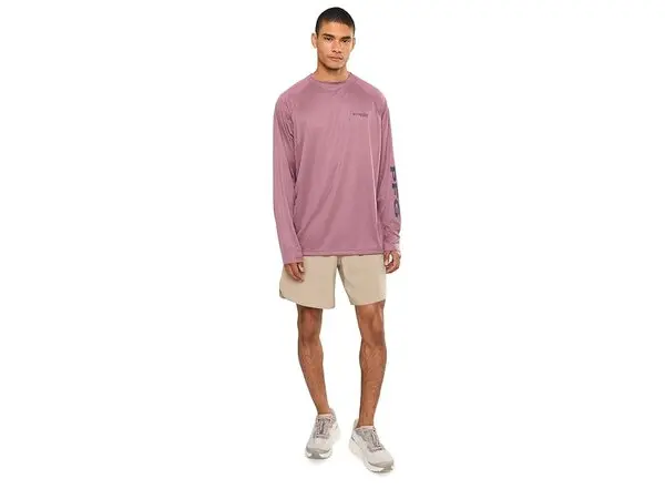 Columbia Pfg Terminal Tackle Long Sleeve Shirt - Purple