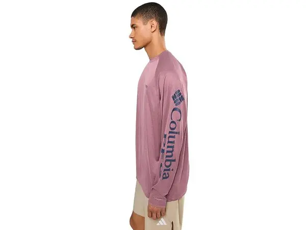 Columbia Pfg Terminal Tackle Long Sleeve Shirt - Purple