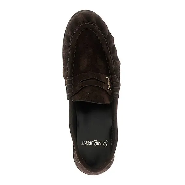 Saint Laurent Le Loafer' Suede Leather Loafers