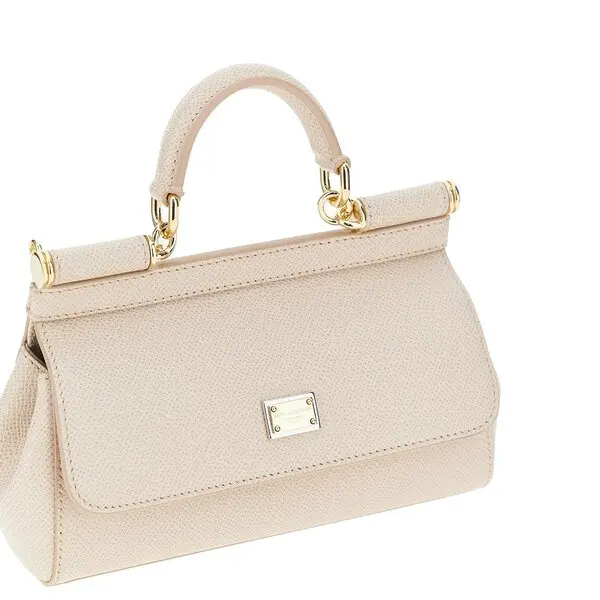Dolce & Gabbana Dauphine Leather Small 'sicily' Bag