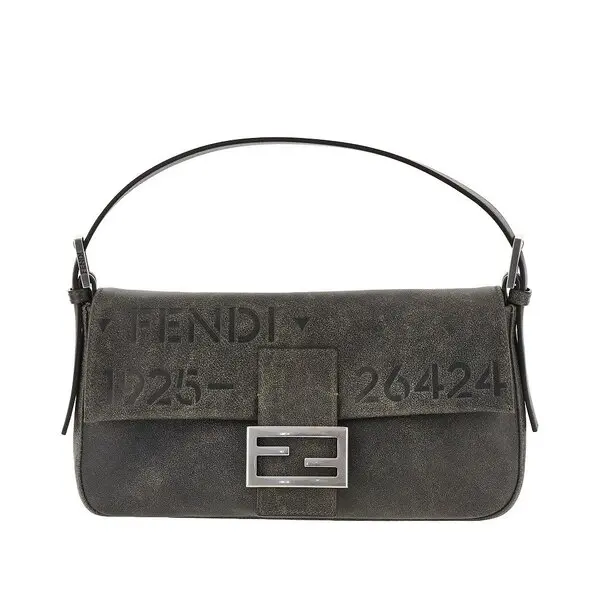 Fendi Baguette 26424' Bag - Black