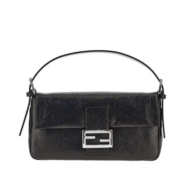 Fendi Baguette 26424' Bag - Black
