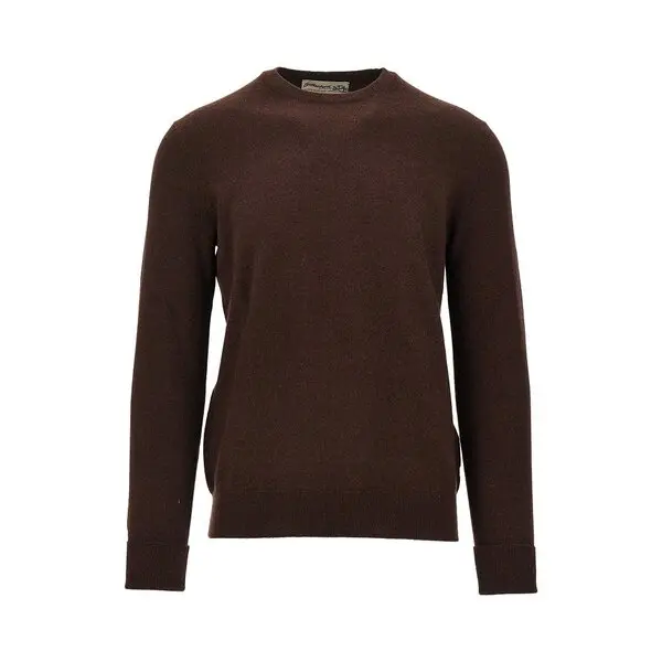 BALLANTYNE Cashmere Crewneck Sweater - Brown
