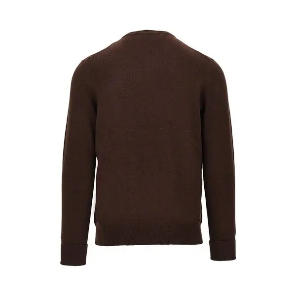 BALLANTYNE Cashmere Crewneck Sweater - Brown