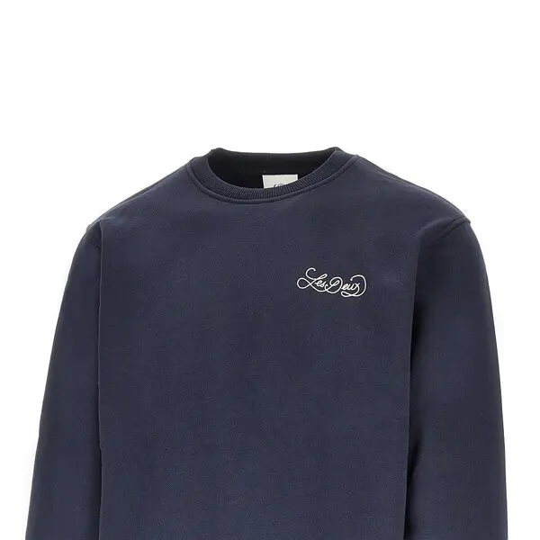 LES DEUX Cotton Weathirt With Logo Print