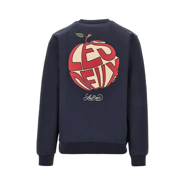 LES DEUX Cotton Weathirt With Logo Print