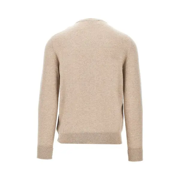 BALLANTYNE Cashmere Crewneck Sweater - Beige