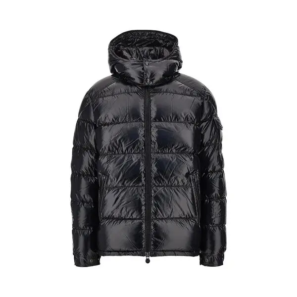 Moncler Maya' Hooded Down Jacket - Black