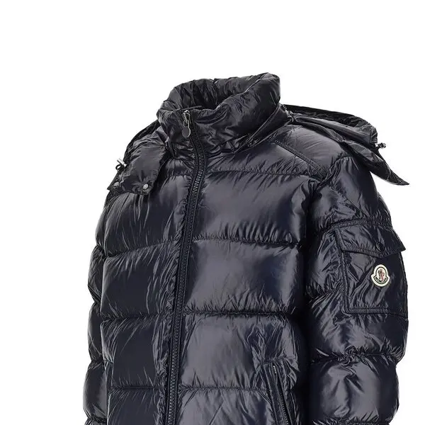 Moncler Maya Hooded Down Jacket - Blue