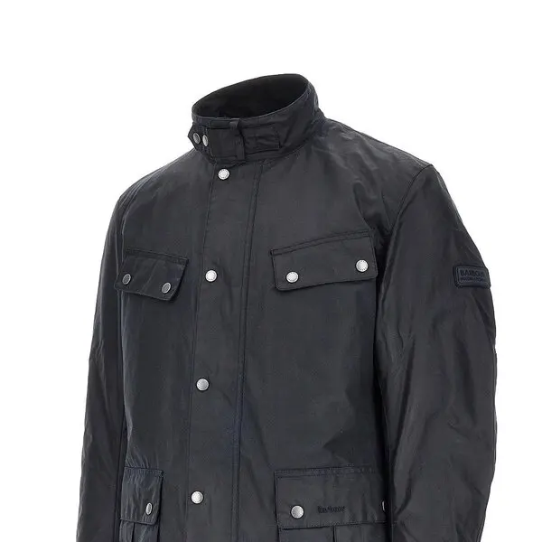 BARBOUR INTERNATIONAL Duke' Waxed Cotton Jacket An