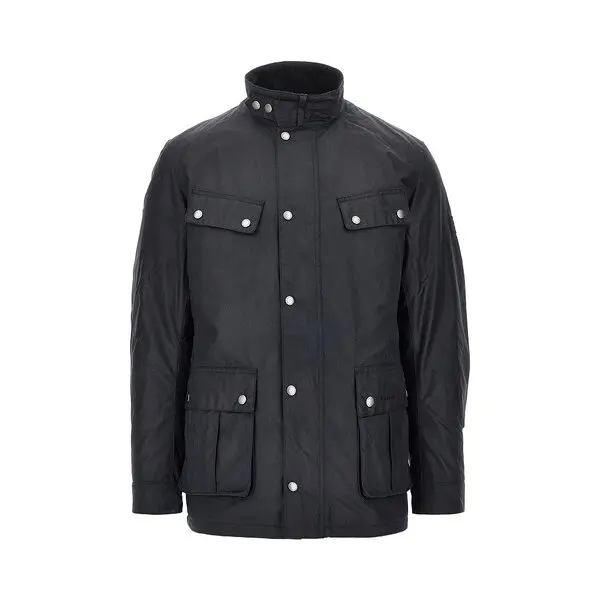 BARBOUR INTERNATIONAL Duke Waxed Cotton Jacket - Black