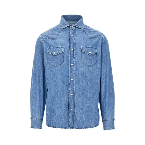 Brunello Cucinelli Cotton Denim Hirt