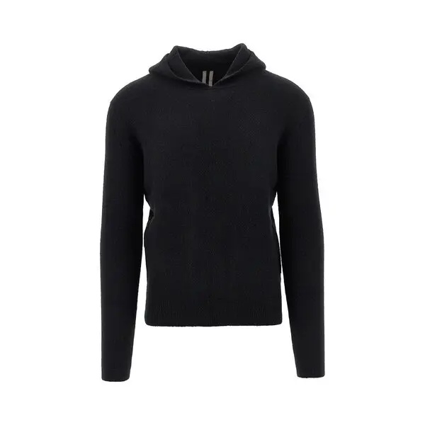 Rick Owens Knitted Hooded Sweater An