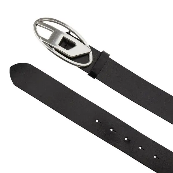 DIESEL® Oval D Leather Belt
