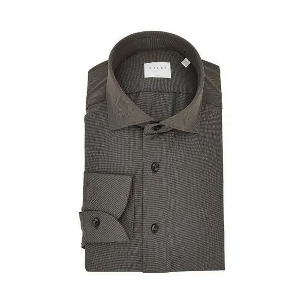 XACUS Tailor Fit 'active' Shirt - Brown