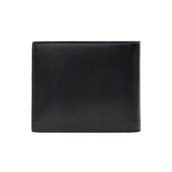 Saint Laurent Leather Bi-fold Wallet With Monogram