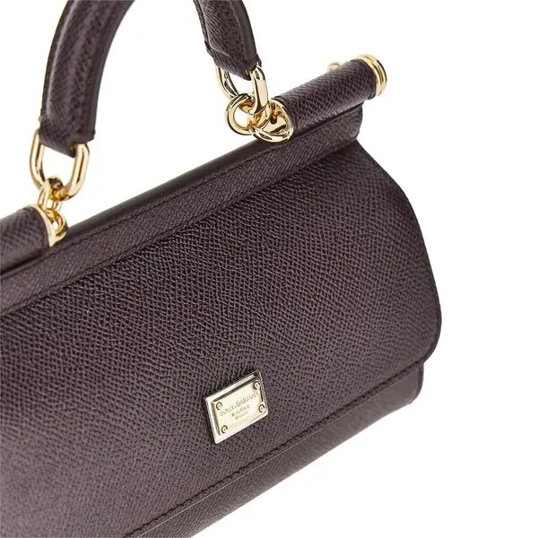Dolce & Gabbana Dauphine Leather Small 'sicily' Bag