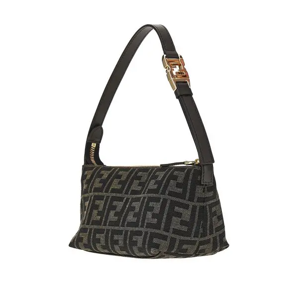 Fendi Ff Jacquard Fabric Small 'vanity' Bag