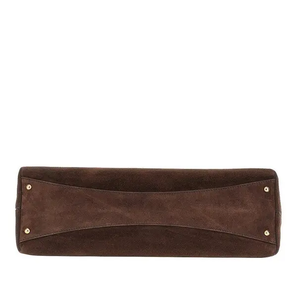 Dolce & Gabbana Vittoria Suede Leather Bag - Brown