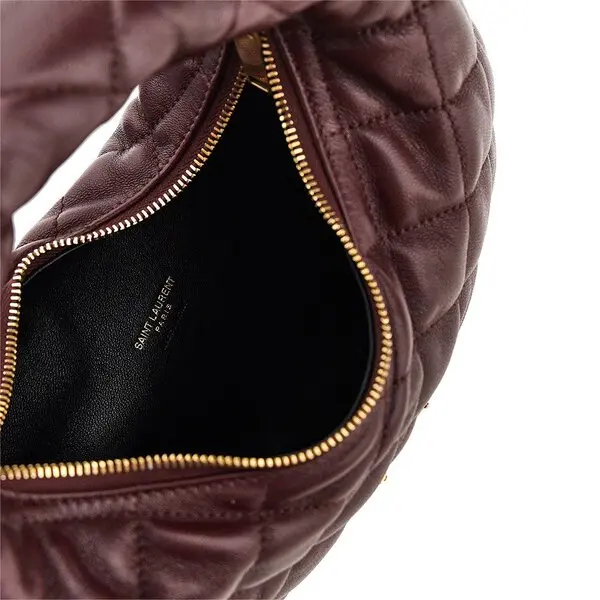 Saint Laurent Icare Quilted Leather Bag - Red