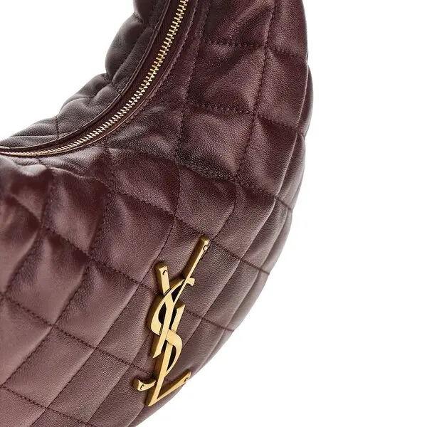 Saint Laurent Icare Quilted Leather Bag - Red