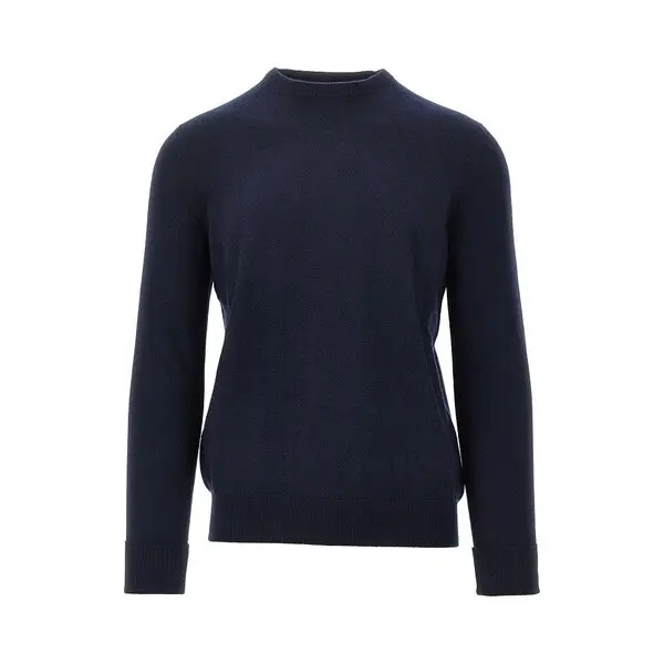 BALLANTYNE Cashmere Crewneck Sweater - Blue
