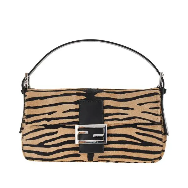 Fendi Baguette 26424' Bag - Beige