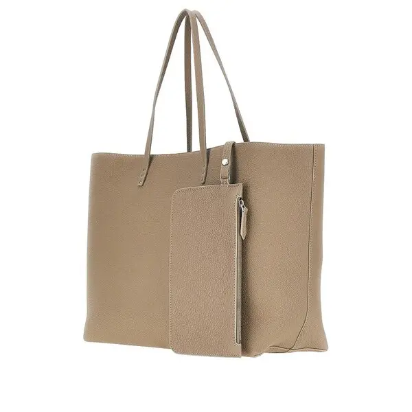 Fendi Medium 'roll' Grained Leather Shopping Bag