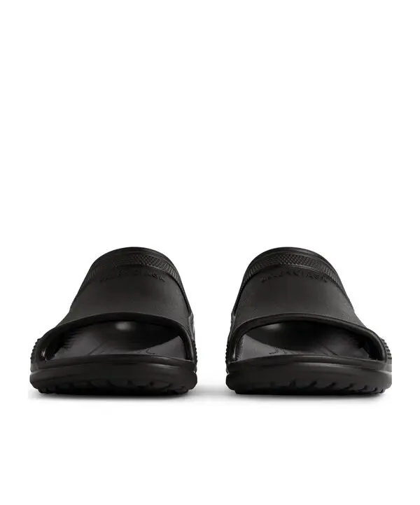Balenciaga X Crocs Logo Embossed Sandals
