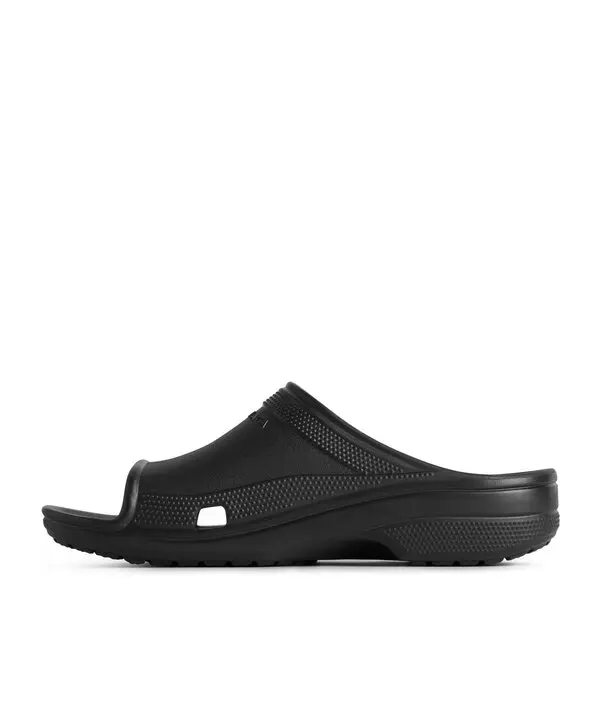 Balenciaga X Crocs Logo Embossed Sandals