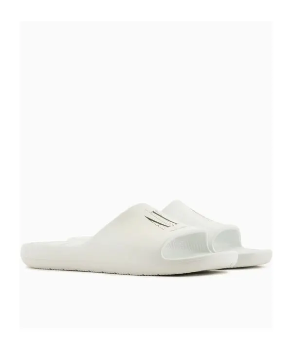 Armani Exchange Logo Slippers