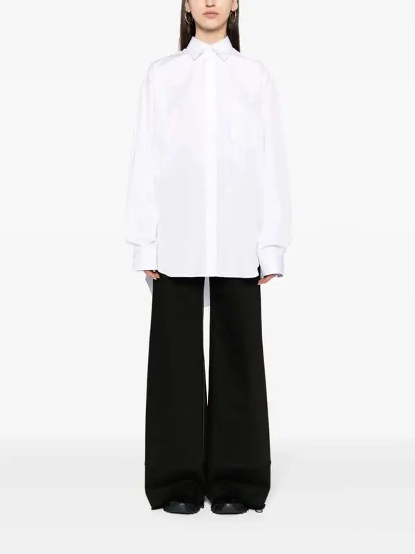 Vetements Logo-tag Cotton Shirt