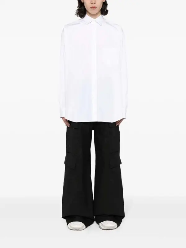 Vetements Logo-tag Cotton Shirt