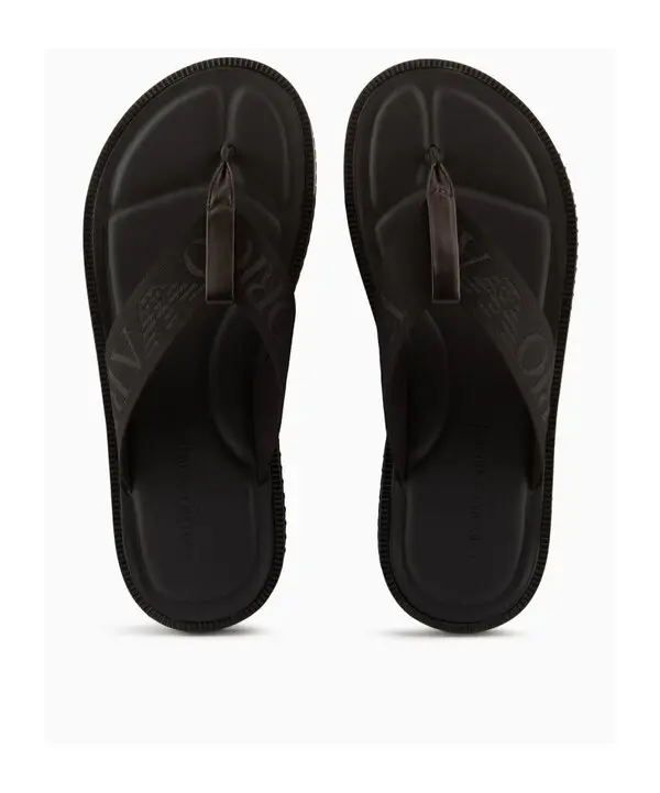 Emporio Armani Logo Slippers