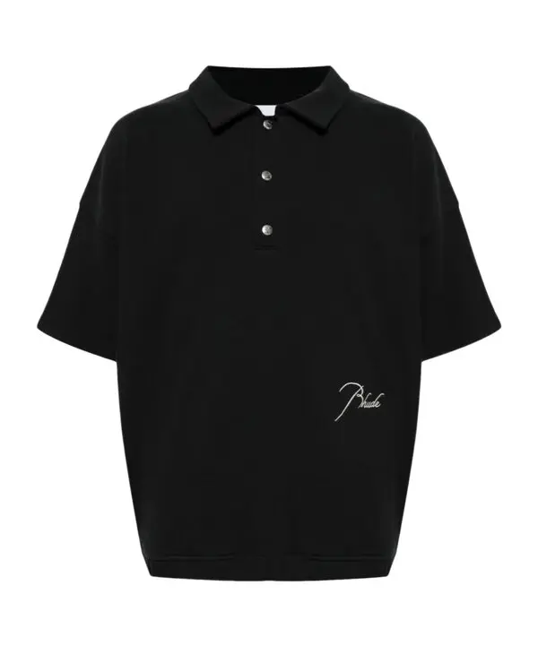Rhude Logo-embroidered Polo Shirt