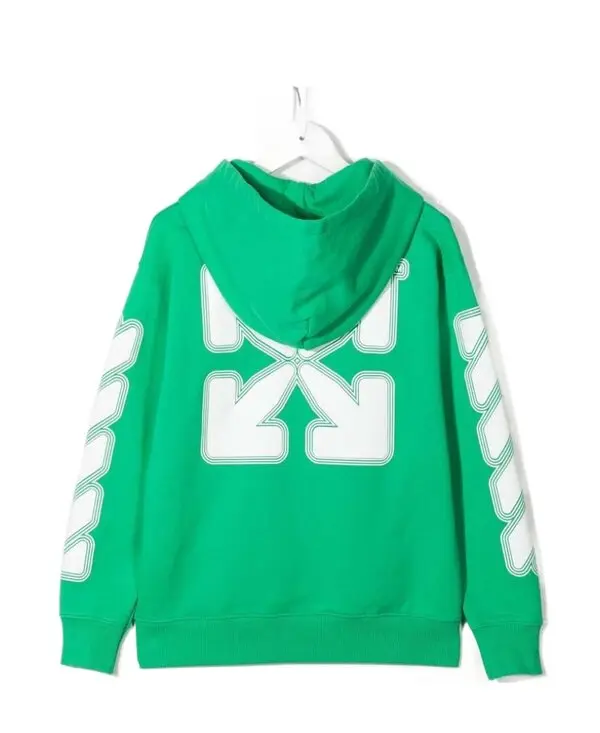 Off-White Glow In The Dark Logo-print Hoodie