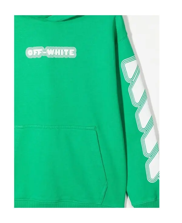 Off-White Glow In The Dark Logo-print Hoodie