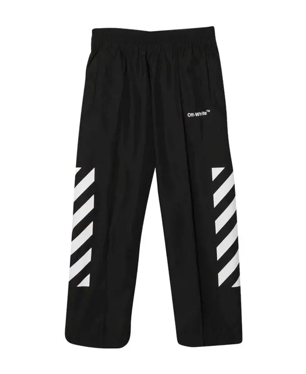 Off-White Logo Print Rain Jacket