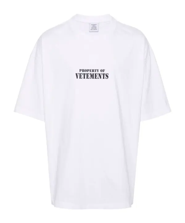 Vetements Logo-print Cotton T-shirt