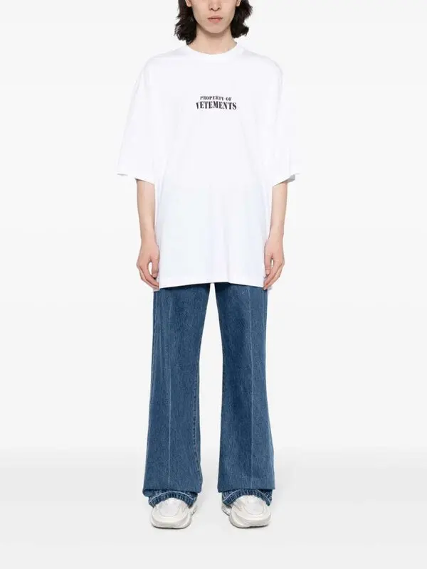Vetements Logo-print Cotton T-shirt