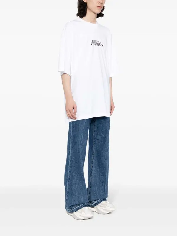 Vetements Logo-print Cotton T-shirt