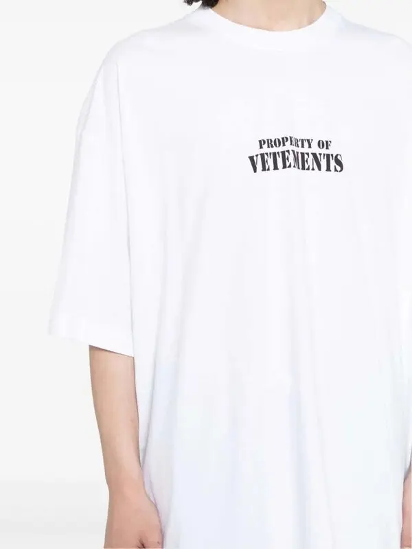 Vetements Logo-print Cotton T-shirt