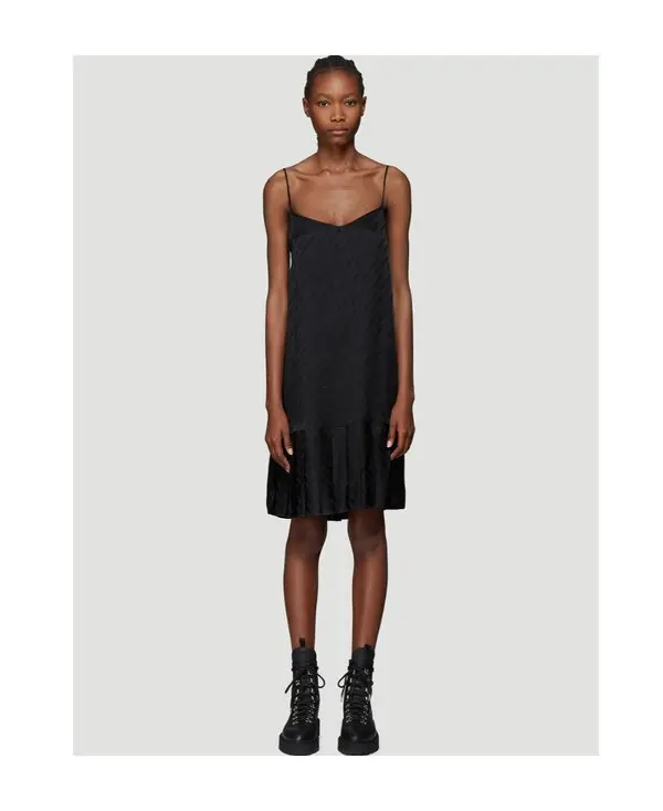 Off-White Contrasting Panels T-shirt Dress