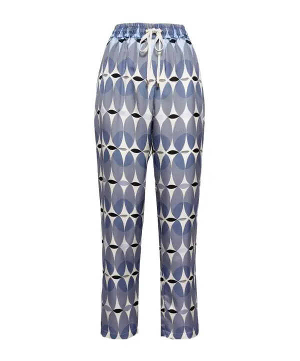 Lorena Antoniazzi Graphic-printed Straight Leg Trousers