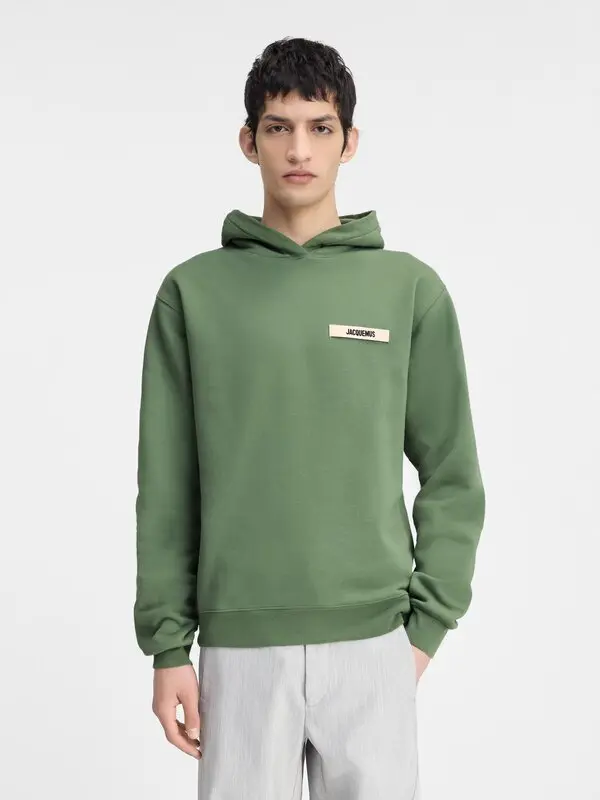 Jacquemus Typo Drawstring Hoodie